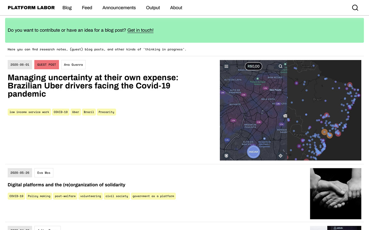 Filter | Platform Labor